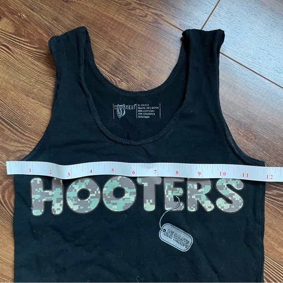 Hooters | Tops | Hooters Girl Uniform Outfit Costume Tank Top Military ...